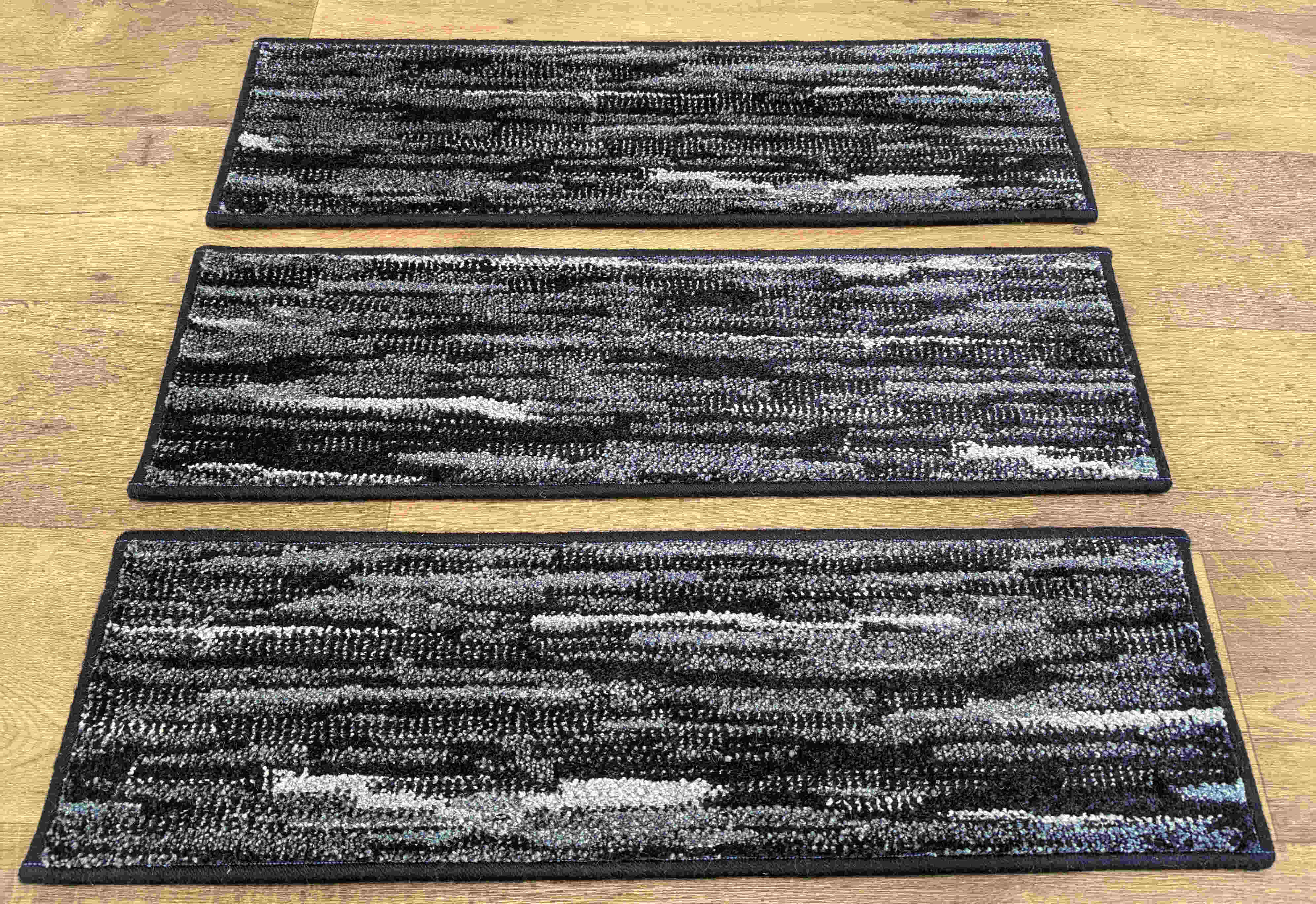 Navy Stair Treads CBLG-0002 Midnight 30in x 9in With Matching Rugs