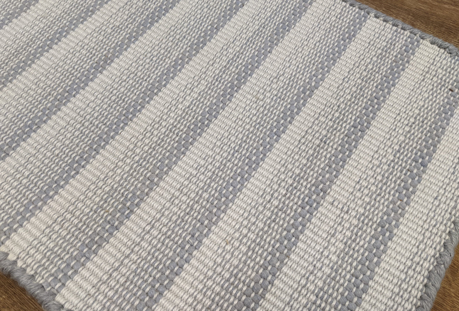 Radiant Stripe Grey Stair Runner-Stair Treads and Matching Rugs