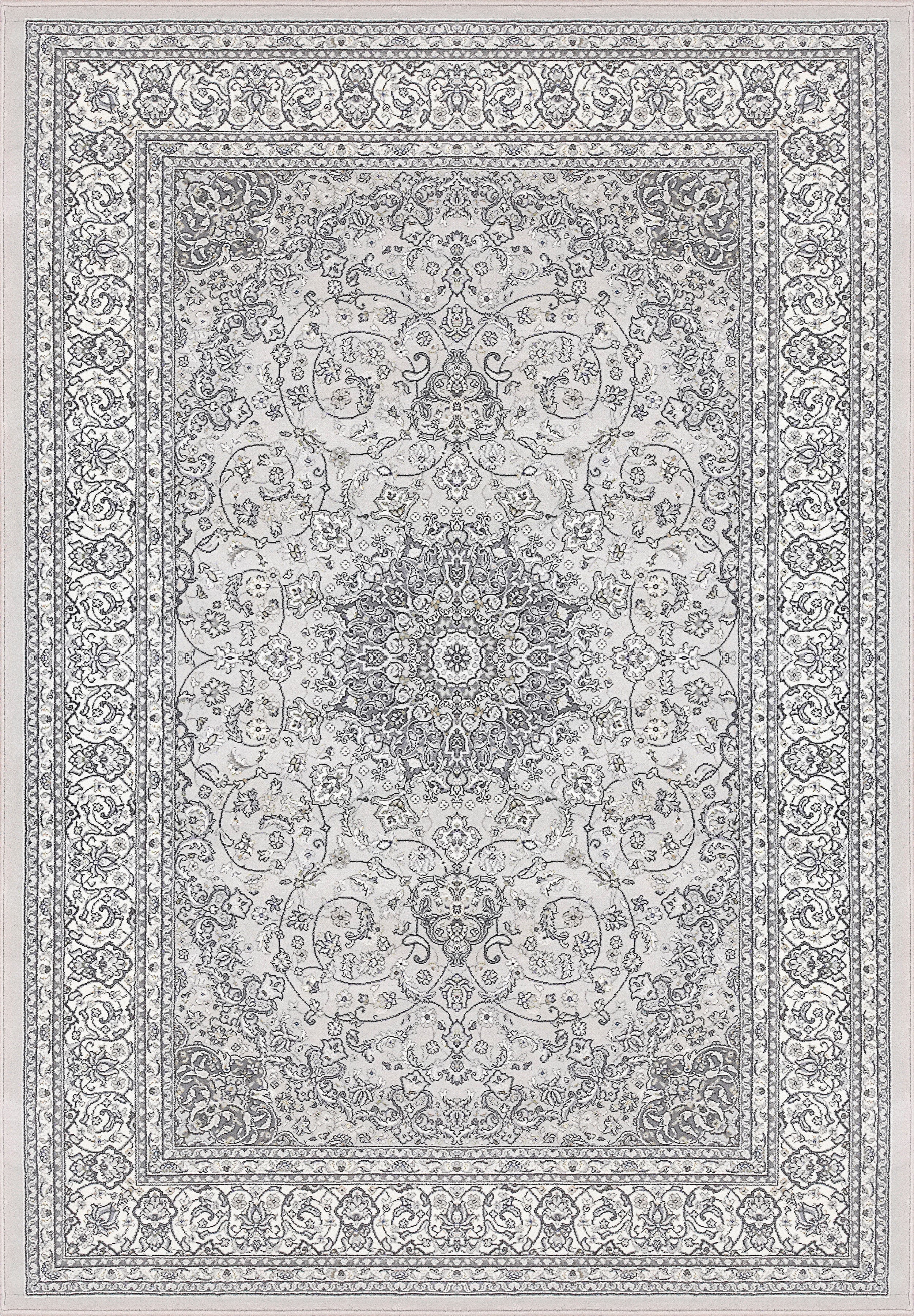 Ancient Garden Grey Area Rugs 57119-9666 Grey 100% Poly 17 Sizes