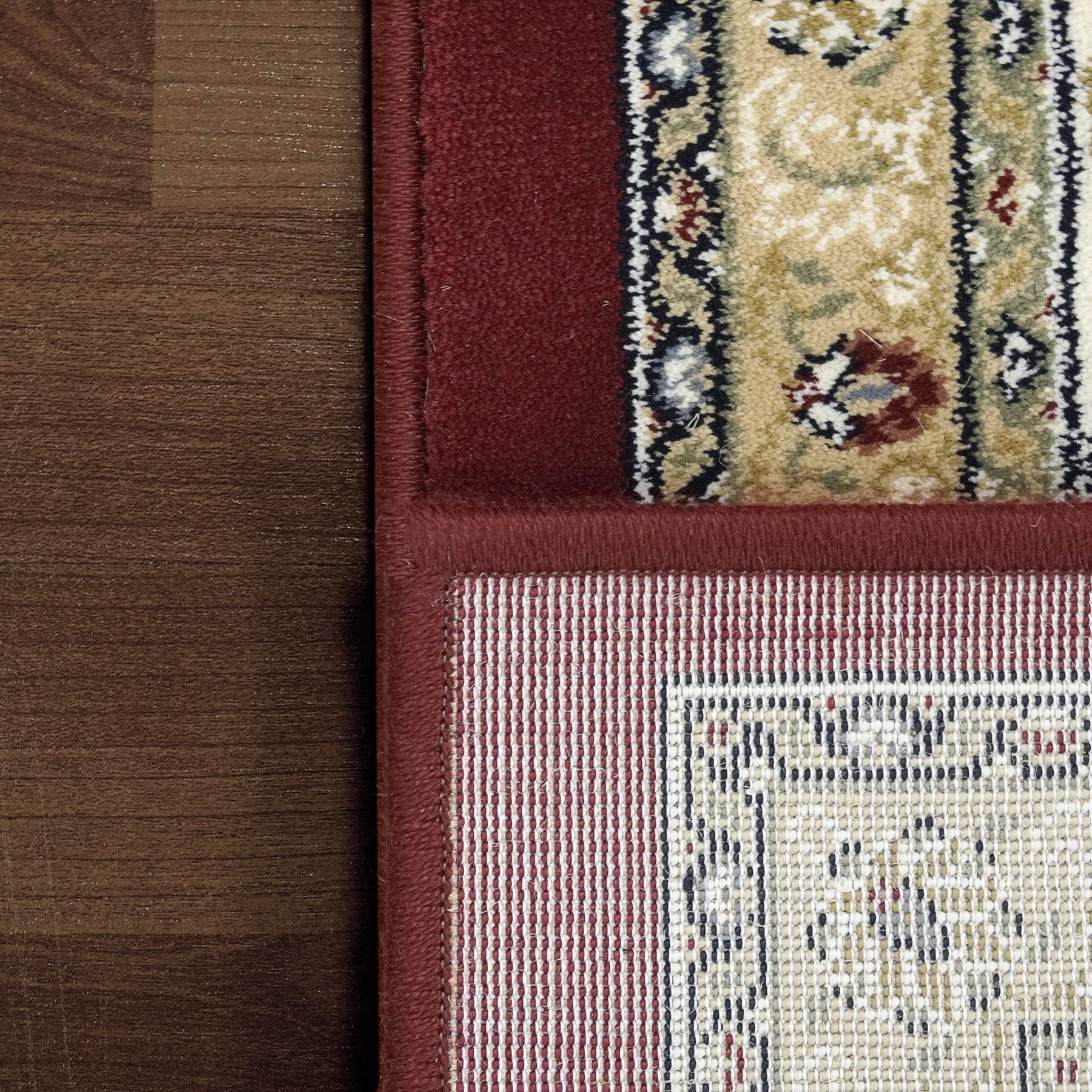 Ancient Garden Red Area Rugs 57120-1464 Red 100% Poly 13 Sizes