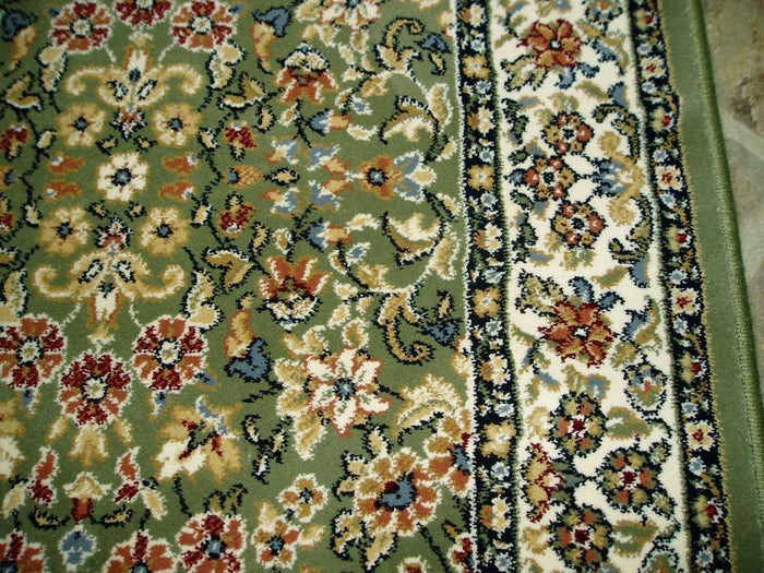 Ancient Garden Green Stair Runner 57078-4444-31 inch Sold By the Foot